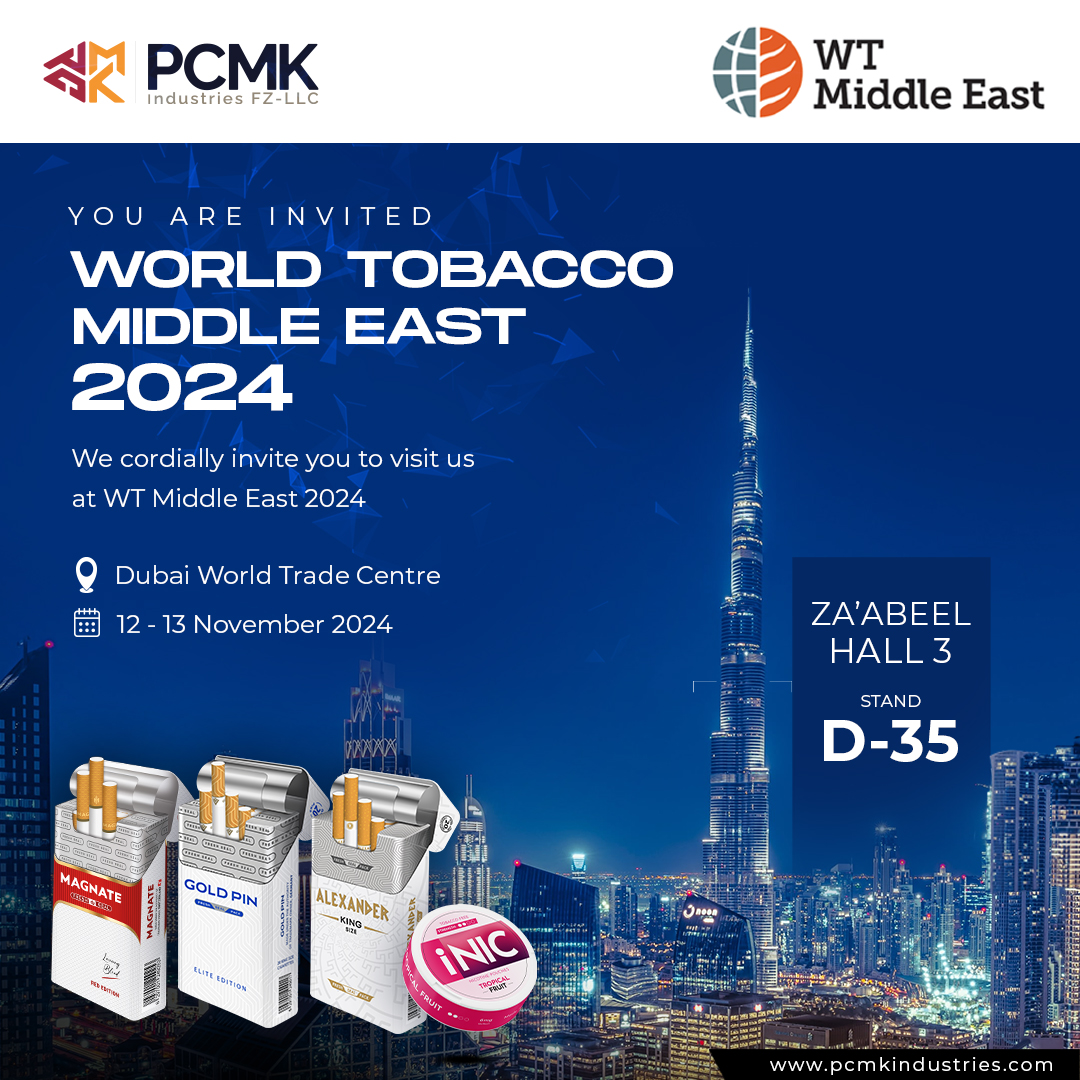 World Tobacco Middle East 2024 | PCMK Industries